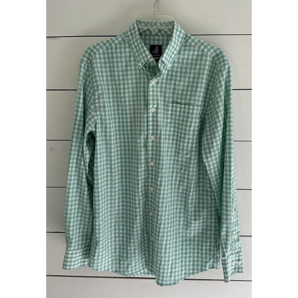 johnnie-O | Shirts | Johnnie O Prepformance Button Down Plaid Green ...